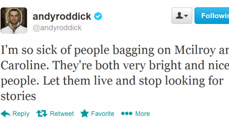 You tell ’em, Andy! It’s the sporting tweets of the week · The 42