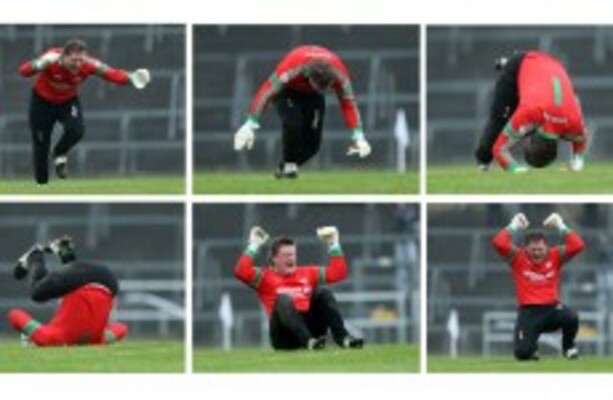 St Brigid's goalkeeper Shane Curran enjoyed himself today · The 42