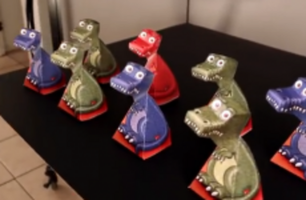 This T-Rex optical illusion will have you rubbing your eyes in confusion