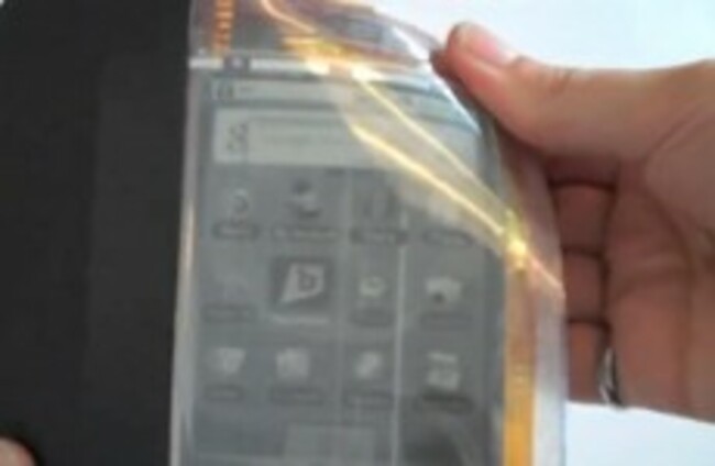 Revealed: World's first flexible smartphone made from electronic 'paper'