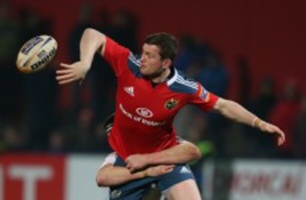 Rob Penney names Denis Hurley at 12 in Munster team to face Leinster