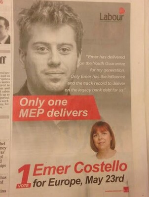 This apparently random youth backing Emer Costello is the Labour Youth ...