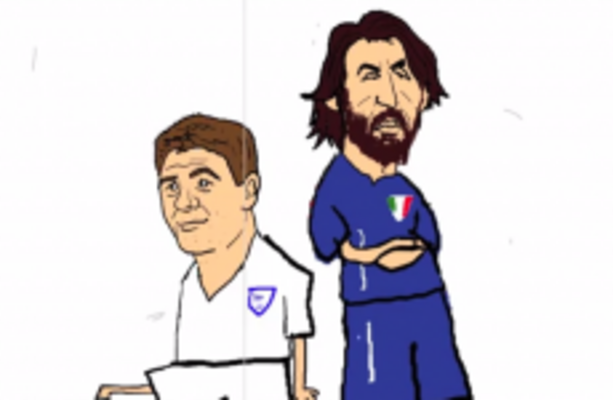 'How to boss the midfield' -- This Andrea Pirlo cartoon is 46 seconds ...