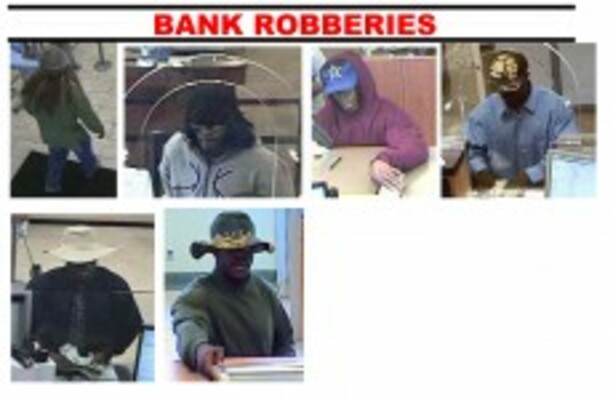 Repeat bank robber styles each stickup with a different hat