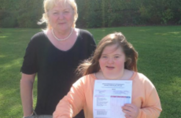 Student with Down syndrome, Eleanor Murray, celebrates 93% Leaving Cert ...