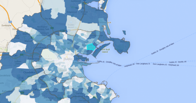 Fancy Dublin housing maps show info from family size to central heating