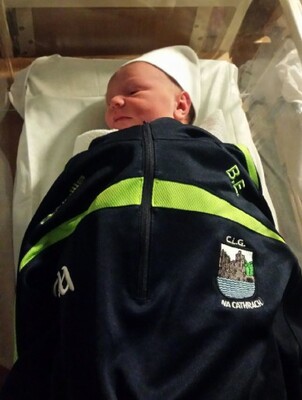 Just hours after becoming a dad, Brian Enright starred in a county final