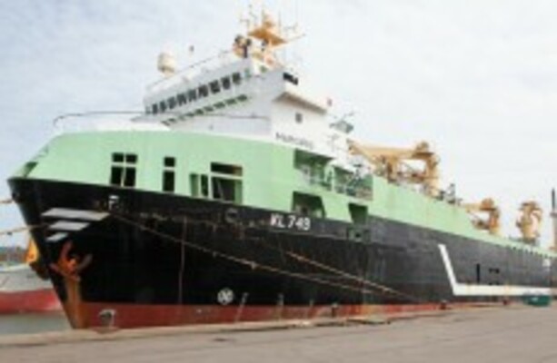 A super trawler banned from Australia is back in Irish waters