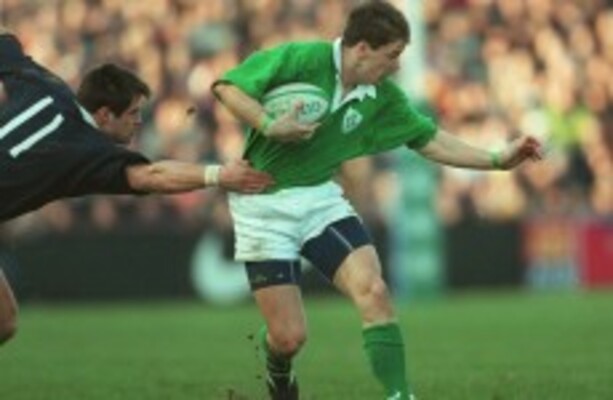What was the Irish rugby set-up like in the early 90s? They would meet ...