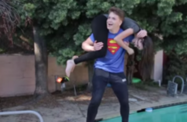 This video of WWE moves into a swimming pool will make your Friday