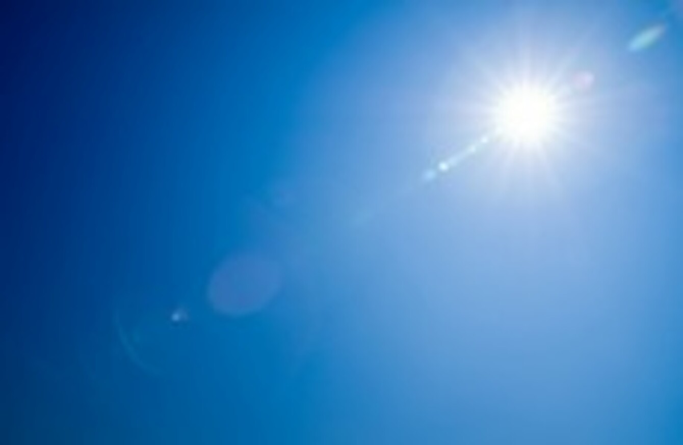 Dry, sunny ... even warm. The weather forecast for the week is looking ...