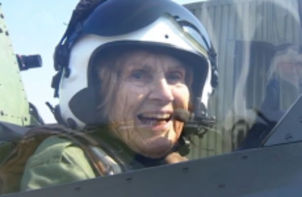 Watch this 92-year-old woman fly a Spitfire war plane · TheJournal.ie