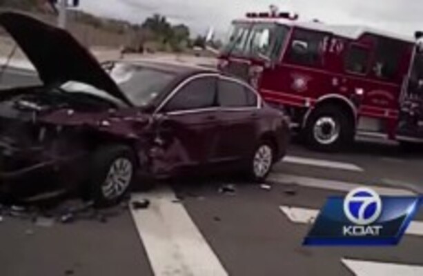 Footage emerges of crash scene allegedly caused by ex-UFC champ Jon Jones