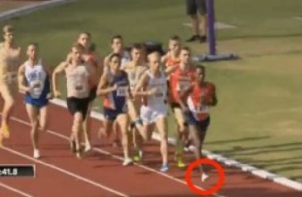 This 1500m runner lost his footwear mid-race and still won · The 42