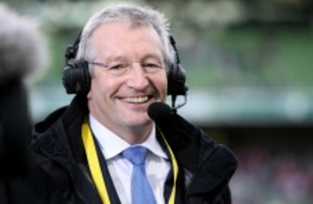 RTÉ Sport reporter Tony O'Donoghue receives treatment after car accident