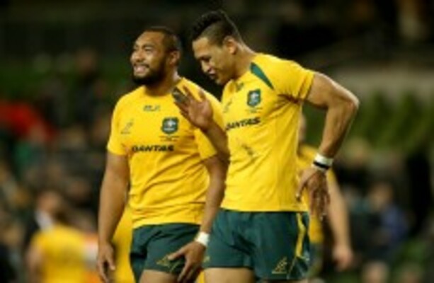 There was a brilliant Wallabies' front row try against the All Blacks