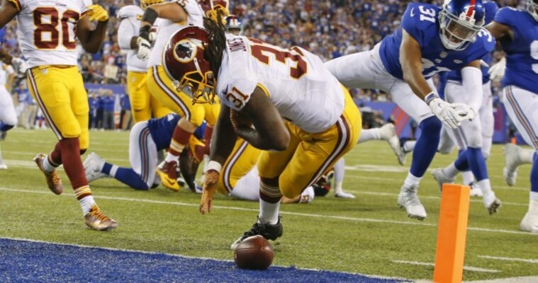 This goal-line fumble pretty much sums up Washington's start to the NFL season