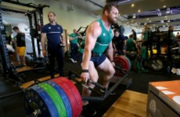 That's just showing off! Cian Healy deadlifted 220kg+ for the cameras ...