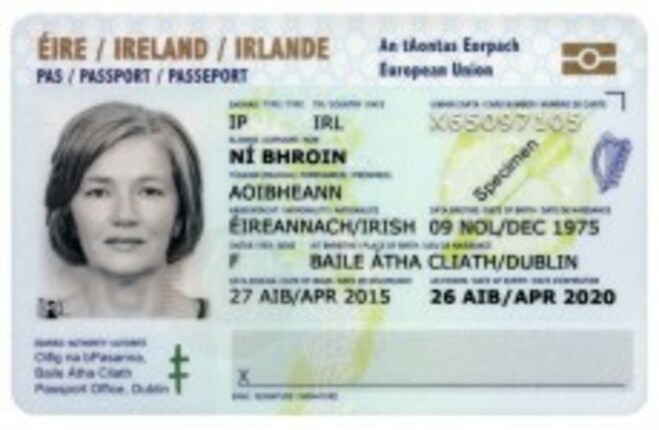 Check out Ireland's swanky new passport card · TheJournal.ie