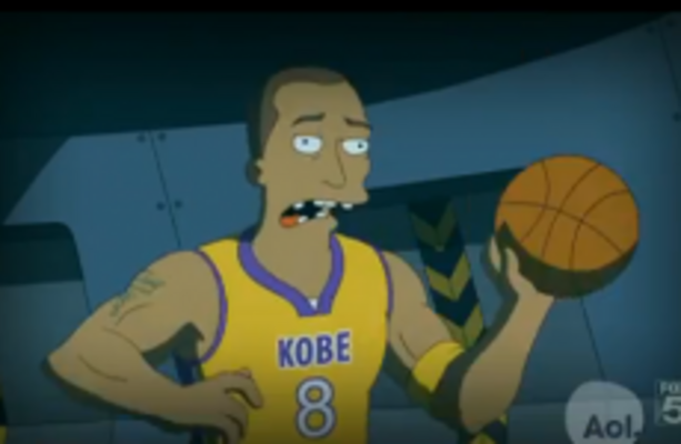 WATCH: Kobe get punched in the face in a brand new Simpsons · The 42