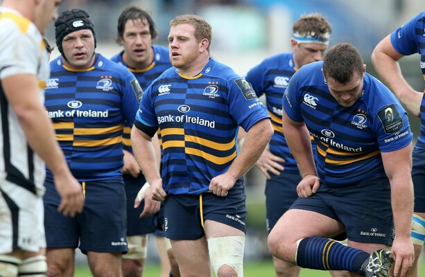 The Leinster front row returned to training a day early to address ...