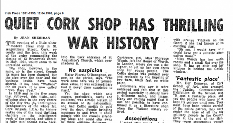 The Cork sisters who ran an IRA headquarters from their little shop