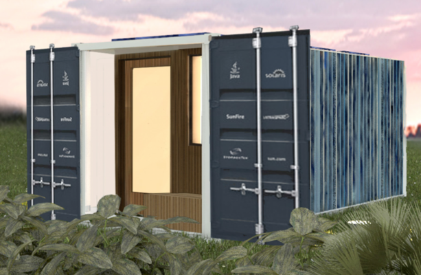 The shipping container that could provide short-term accommodation for ...