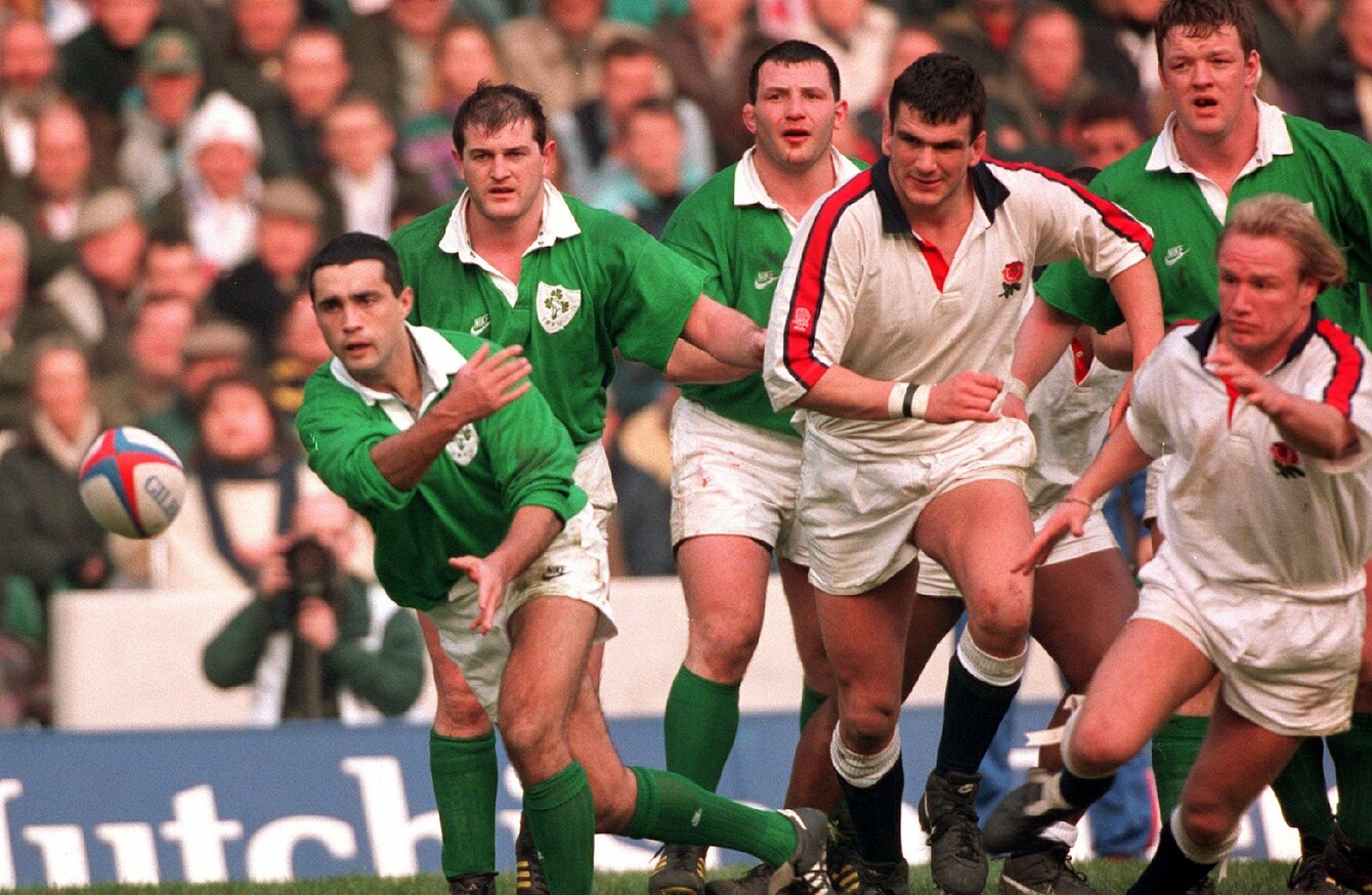 QUIZ: Can you recognise these players from Ireland-England 90s rugby games?