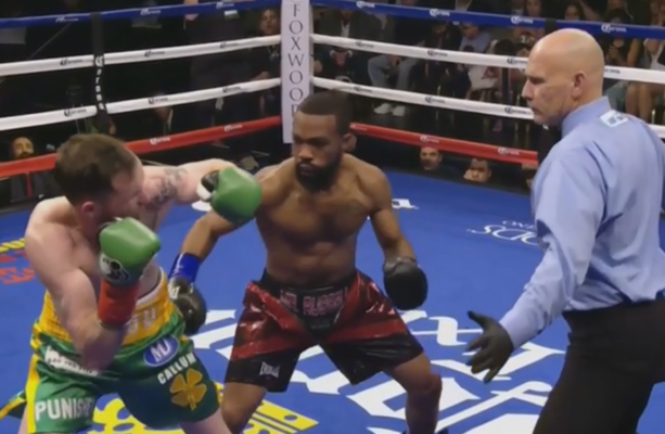 VIDEO: Patrick Hyland's world title dream ends with second-round knock out