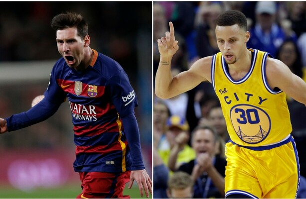 Lionel Messi and Steph Curry have a strong bromance going on · The 42