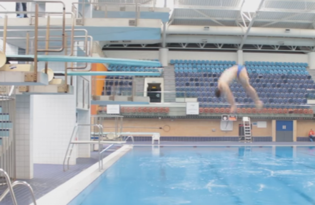 We took to the diving board with a Team Ireland star at the National ...