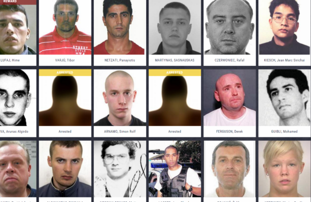 14 of Europe's most-wanted criminals have been arrested this year