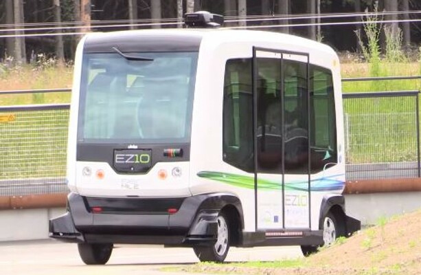 Finland is testing out these box-shaped buses that drive themselves