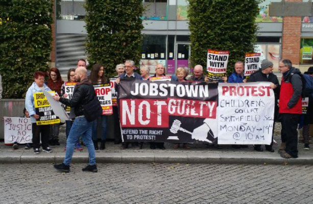 Joan Burton arrives through Children's Court side door as trial of ...
