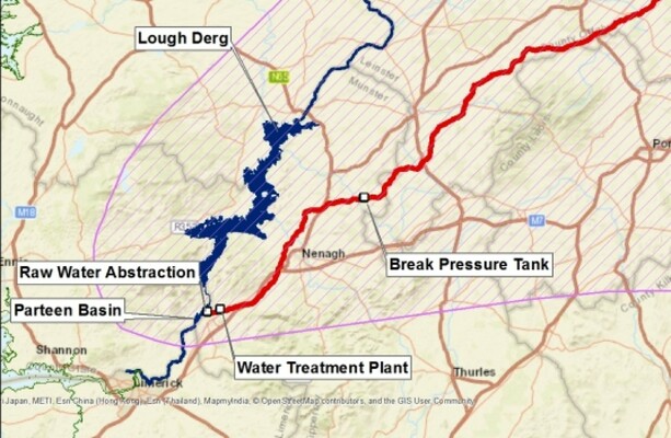 This is the route Irish Water wants its Shannon to Dublin pipeline to take