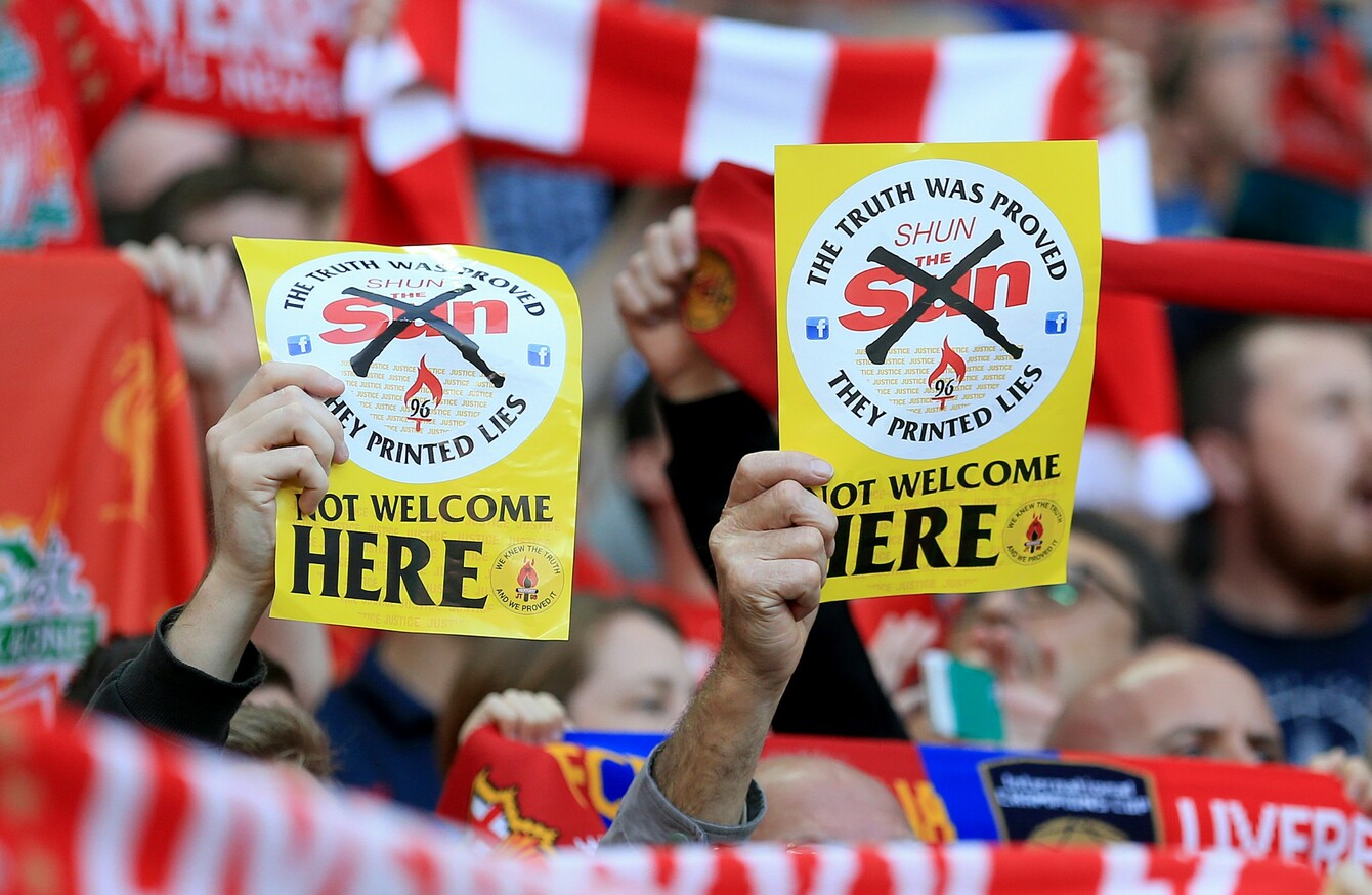 Liverpool FC ban The Sun's reporters from club over infamous ...
