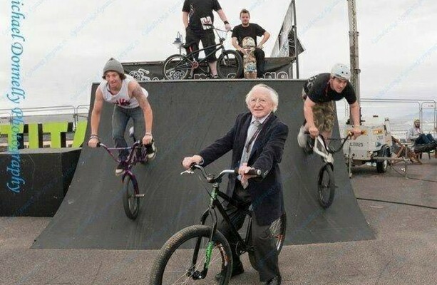 Our President on a BMX? Here's the story behind that famous photo