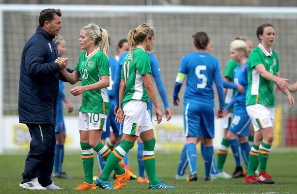 A first home win for new Ireland women's manager but vast improvements ...