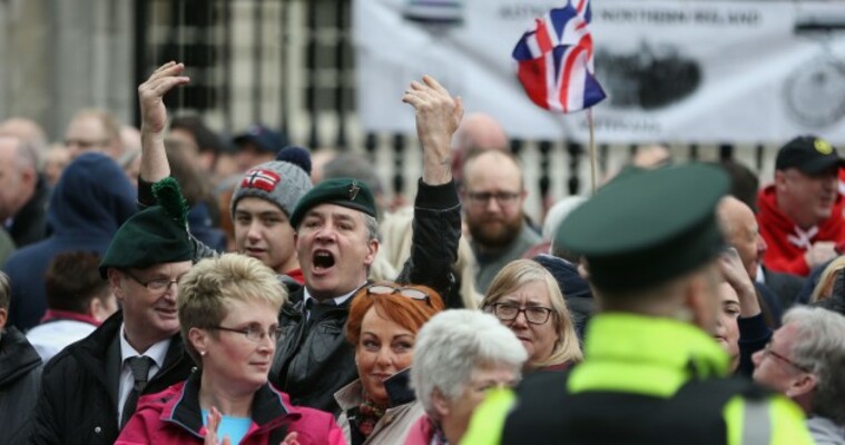 Former British soldiers rally against prosecution of retired officers ...
