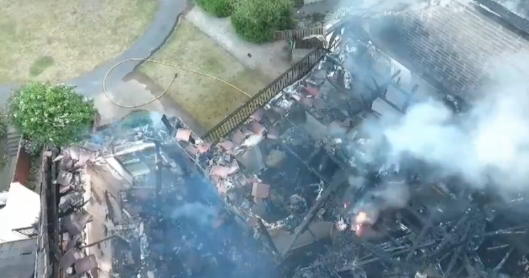 Dozens left homeless after fire destroyed up to 60 apartments in ...