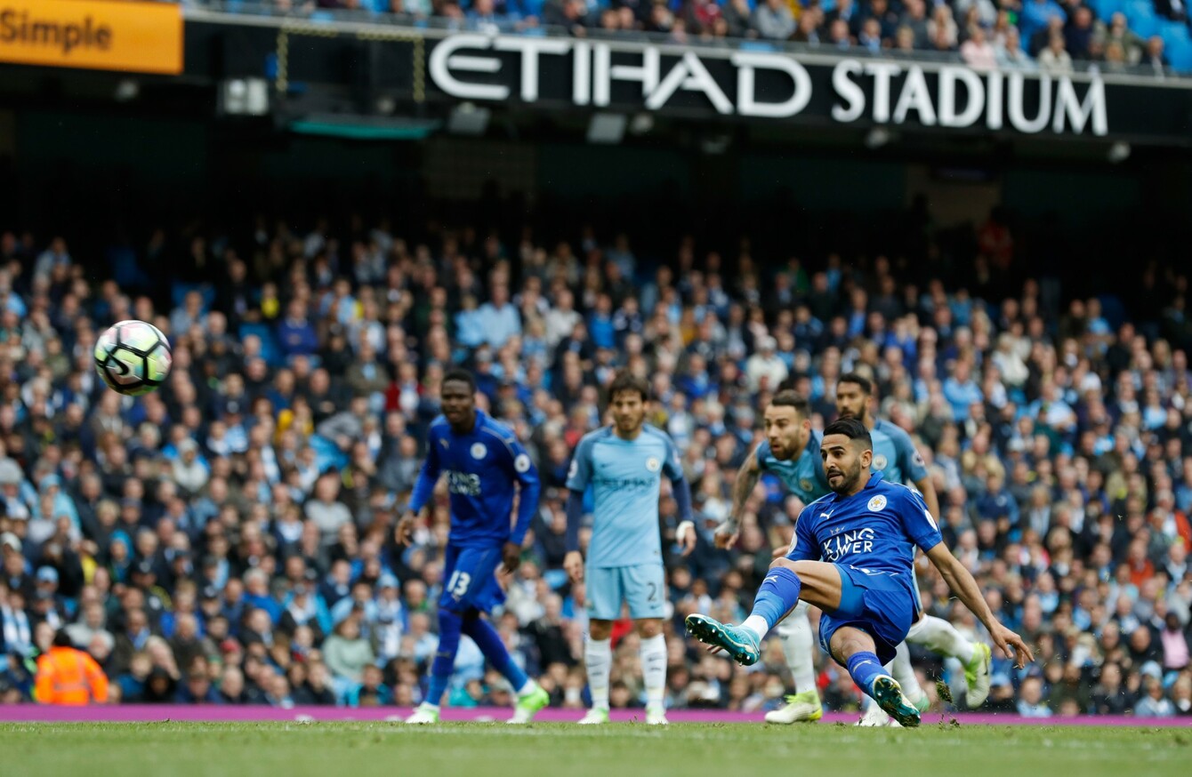 Mahrez slips up with two-touch penalty attempt to let Man City off the hook