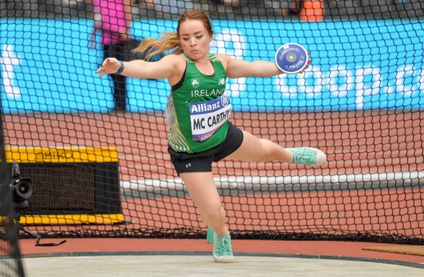 Ireland scoops silver in the discus at the World Para Athletic ...