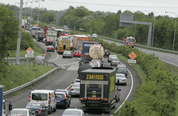 The M7 is being widened to three lanes at a traffic blackspot