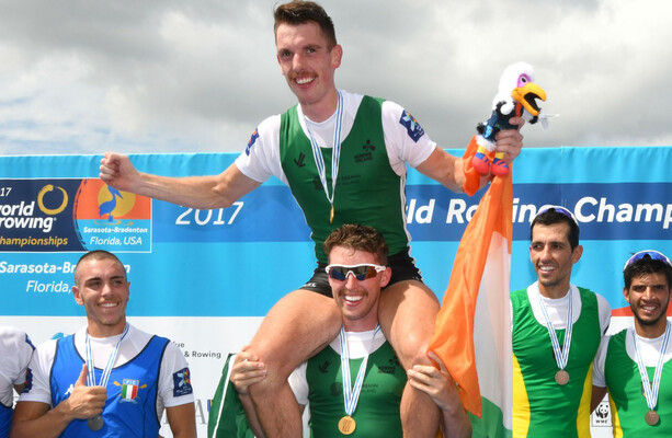 O'Donovan and O'Driscoll win gold for Ireland at World Rowing Championships