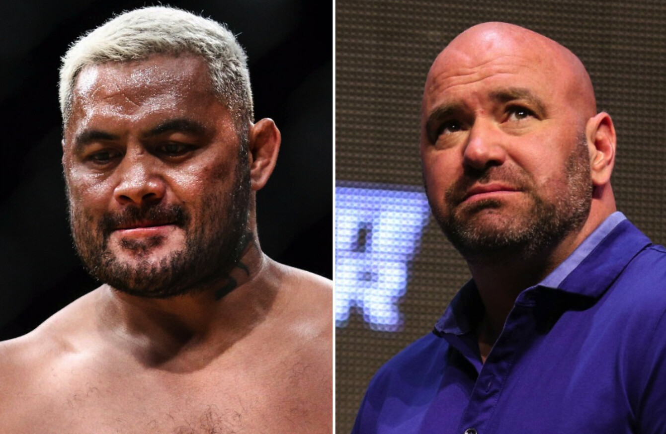 Mark Hunt slams 'bald-headed p***k' Dana White after being removed from ...