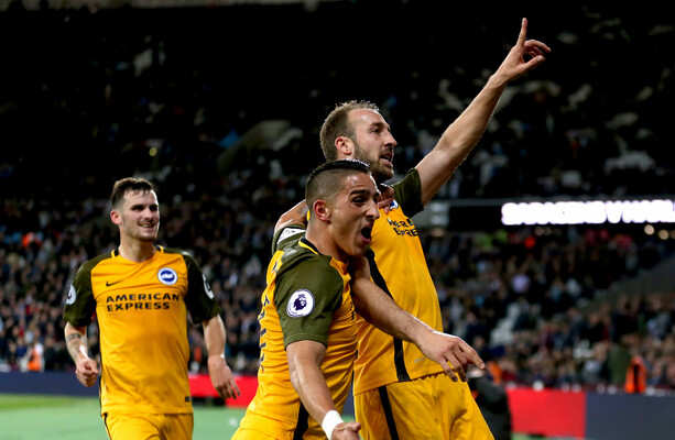 Brighton score first away win in the top flight since 1983 as pressure ...