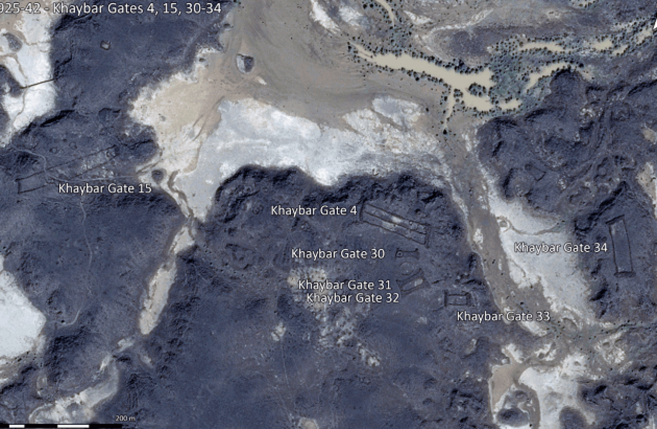 Ancient stone structures discovered in Saudi Arabian desert using ...