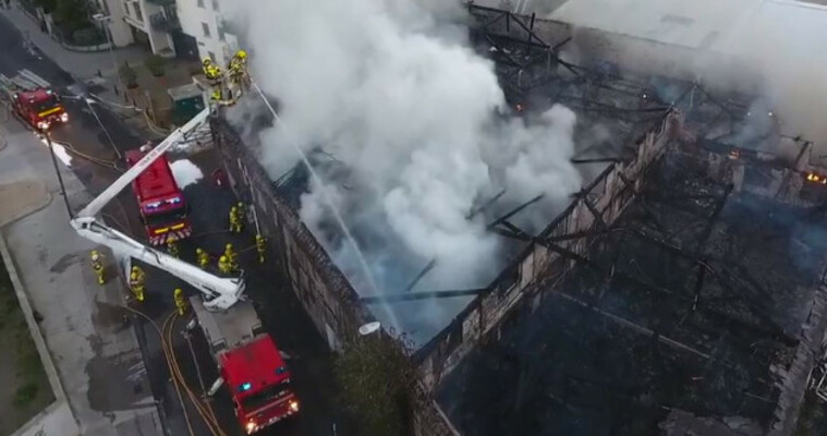 Dublin Fire Brigade spent over 16 hours putting out large fire in north ...