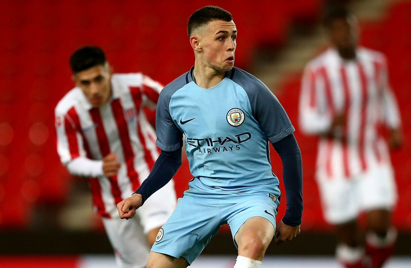 Pep hands full Man City debut to hot prospect Foden · The42