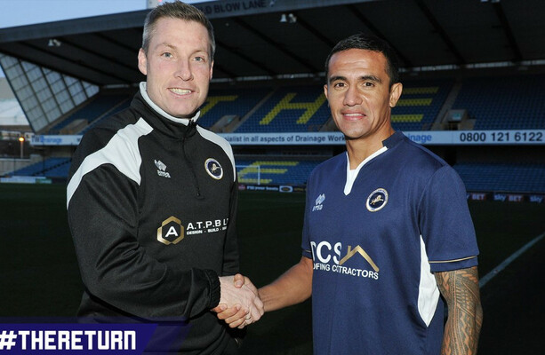 Australian legend Tim Cahill has re-signed for Millwall · The 42
